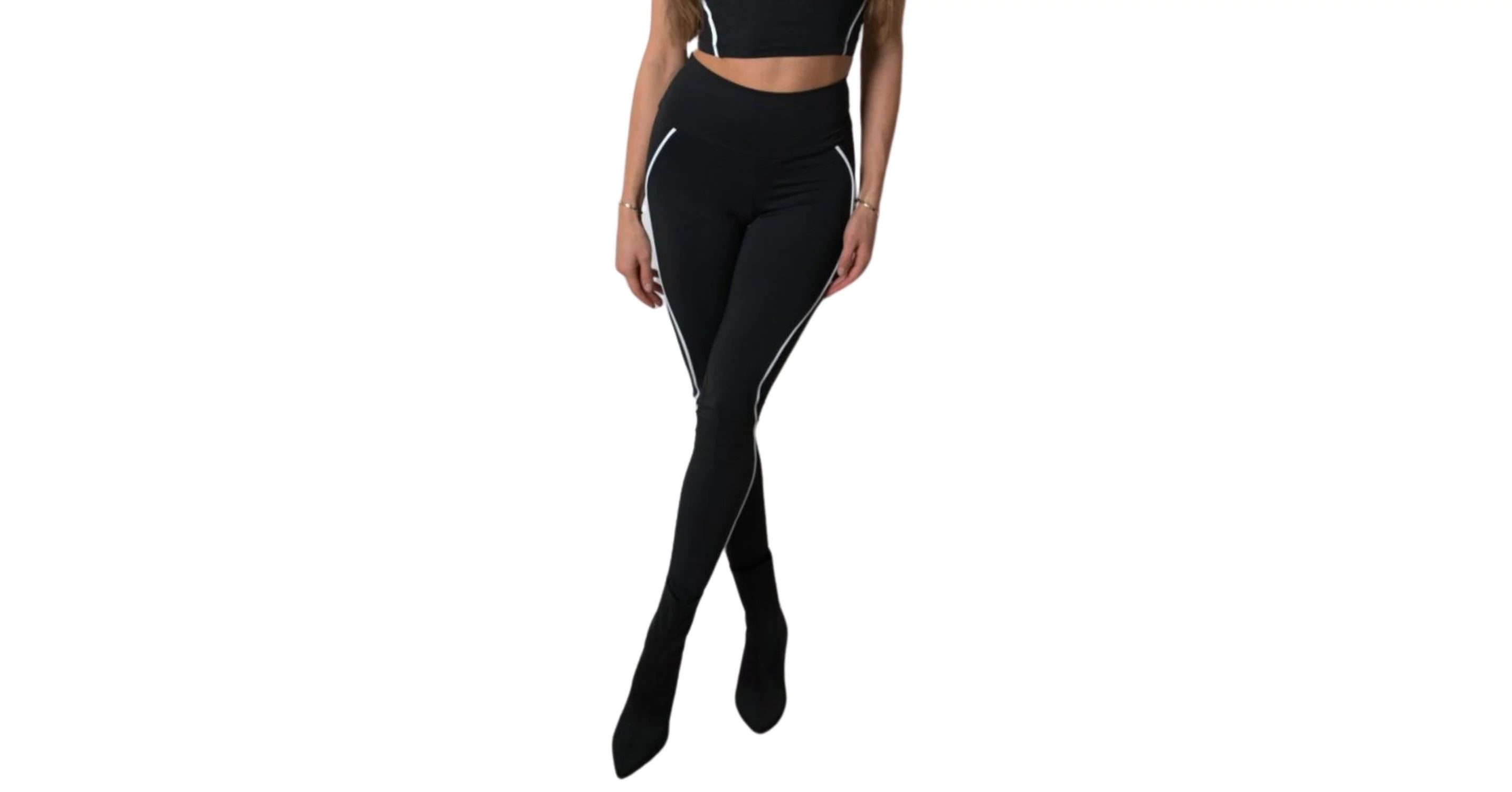 Indi-Go Fitness NDG Prime Wave Black&White Leggings